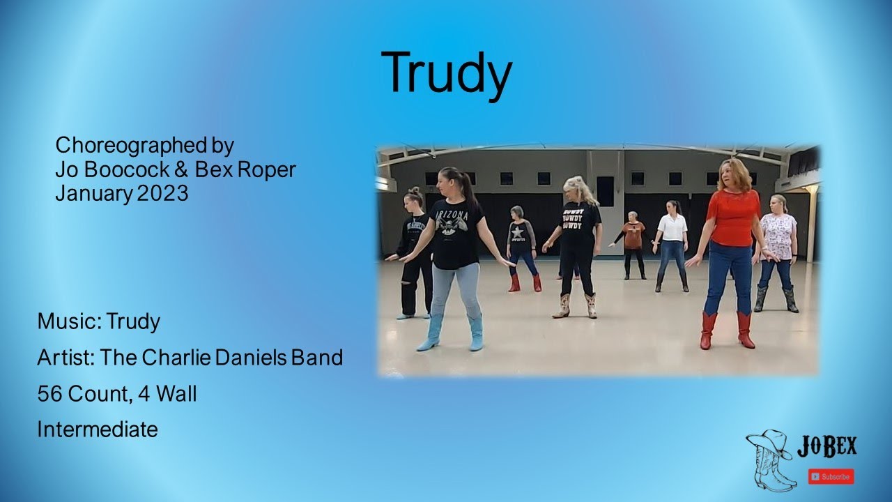 Trudy Line Dance Demo - YouTube