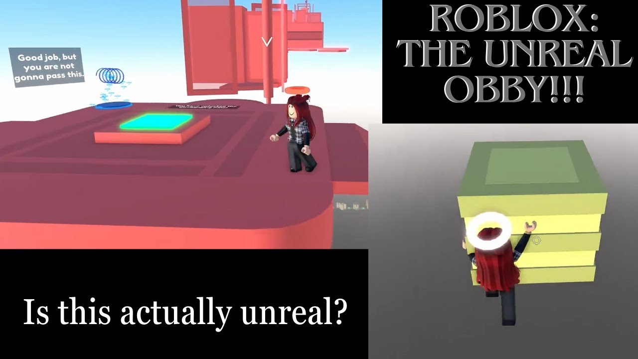 Trying Out Another Obby On Roblox?! (The Unreal Obby!!!) - YouTube