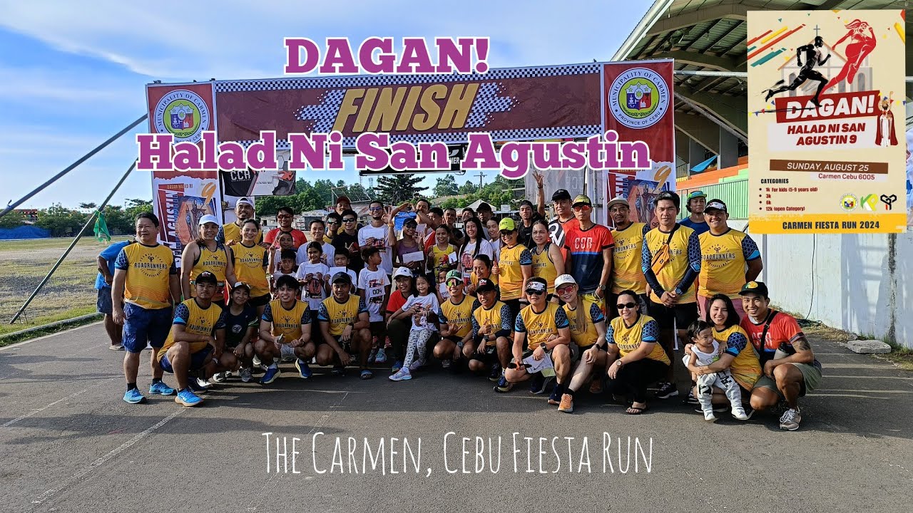 St. Agustin Fun Run | The Carmen, Cebu Fiesta Run - YouTube