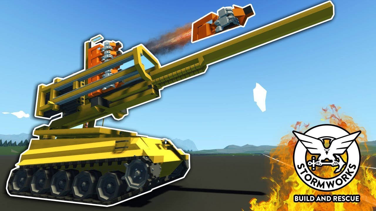 I Found an Amazing Fire Cannon that Creates Forest Fires! - Stormworks ...