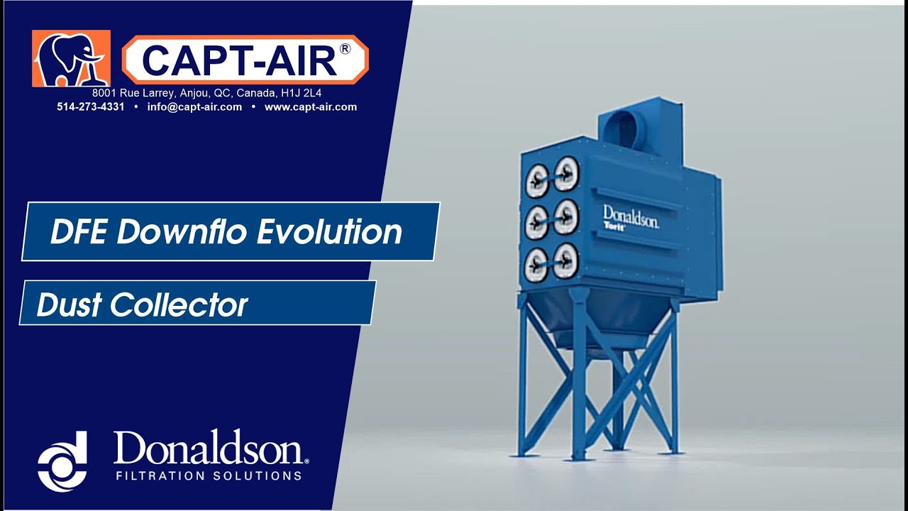 Donaldson DFE Downflo Evolution Dust Collector - YouTube