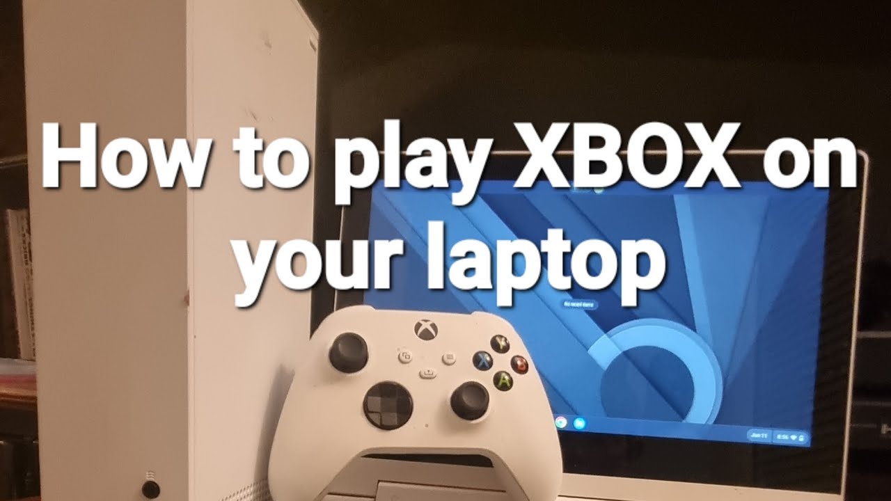 how to connect xbox to laptop - YouTube