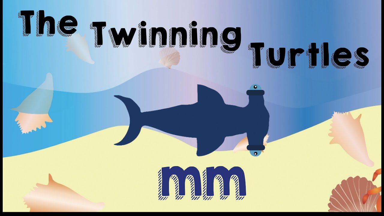 double letter mm sound - phonics MM words - twinning turtles - Mama T ...
