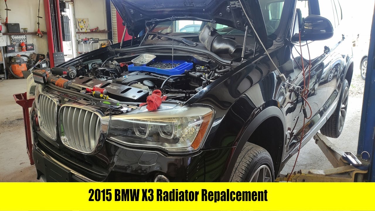 2015 BMW X3 Radiator Replacement - YouTube