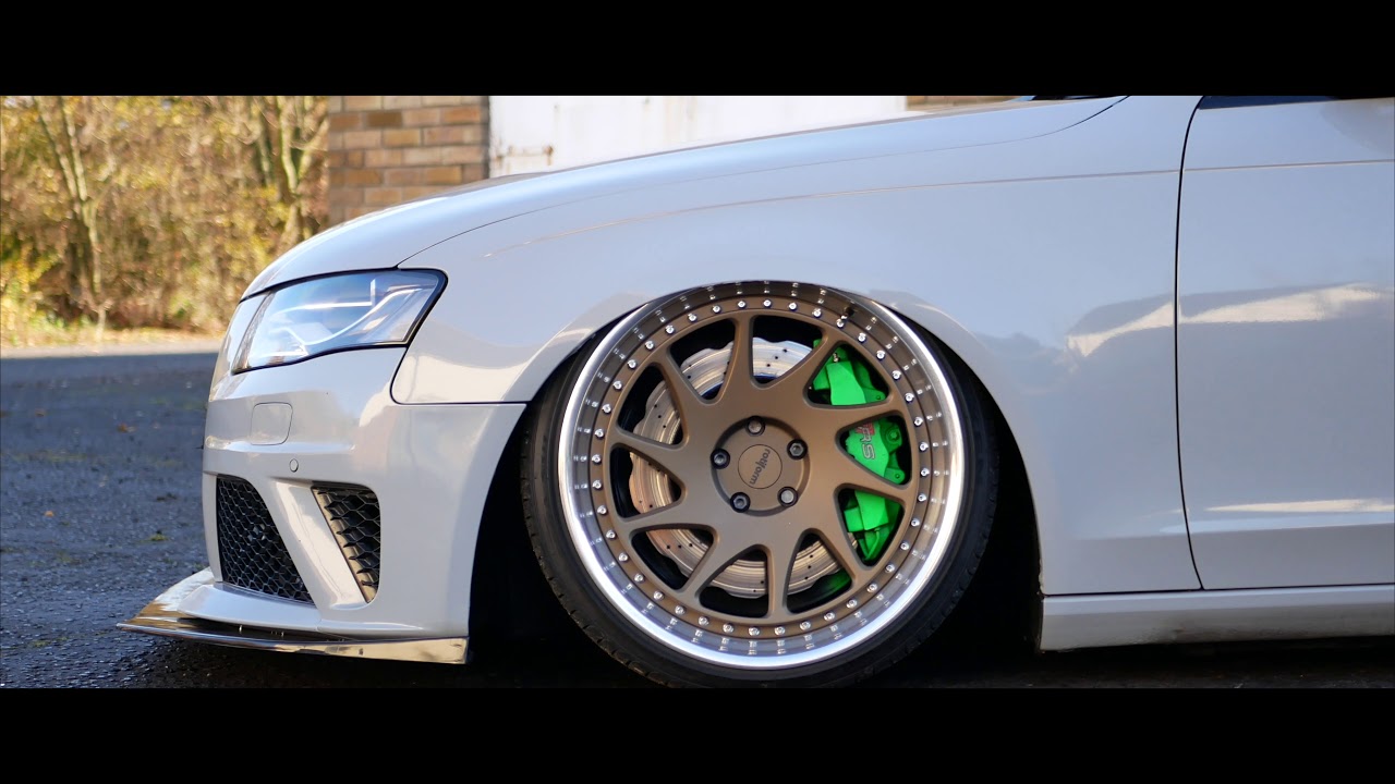 Lewis Hart's - Bagged Audi A4 Avant - YouTube