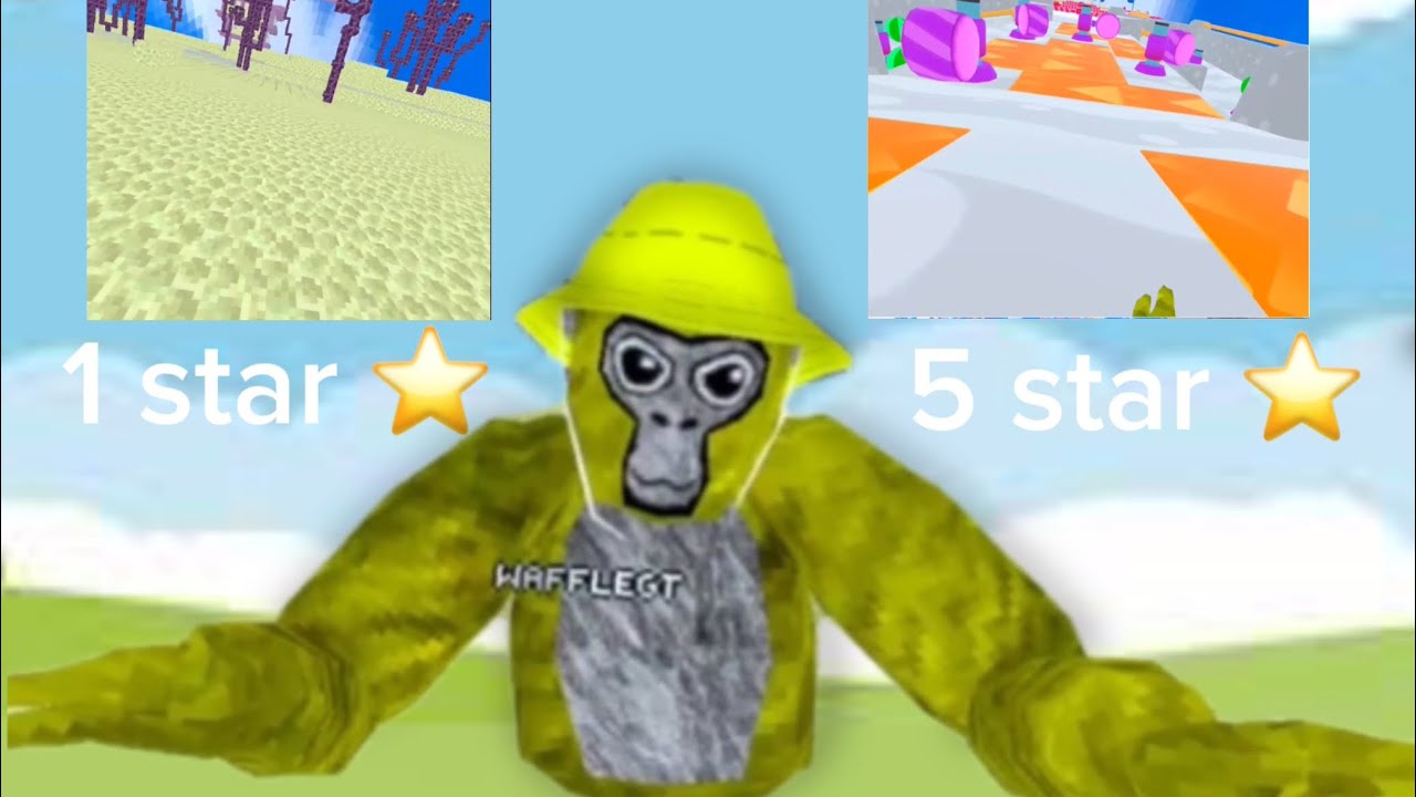 Ranking custom gorilla tag maps 1-5 stars - YouTube