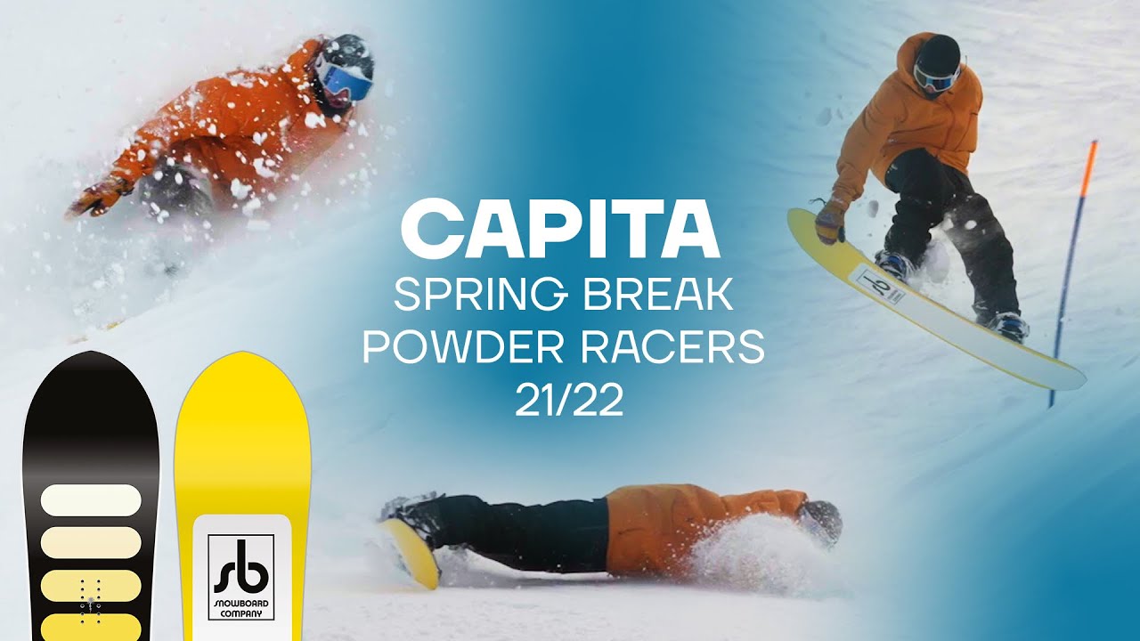 Обзор доски Capita Spring Break Powder Racers 21/22. - YouTube