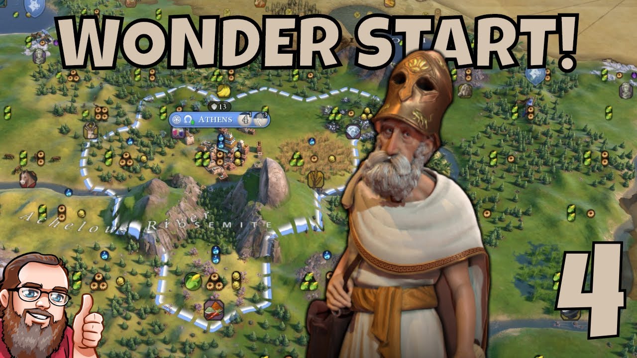 Civilization 6 - Wonder Start - Pericles on Yosemite! Civ 6 Greece ...