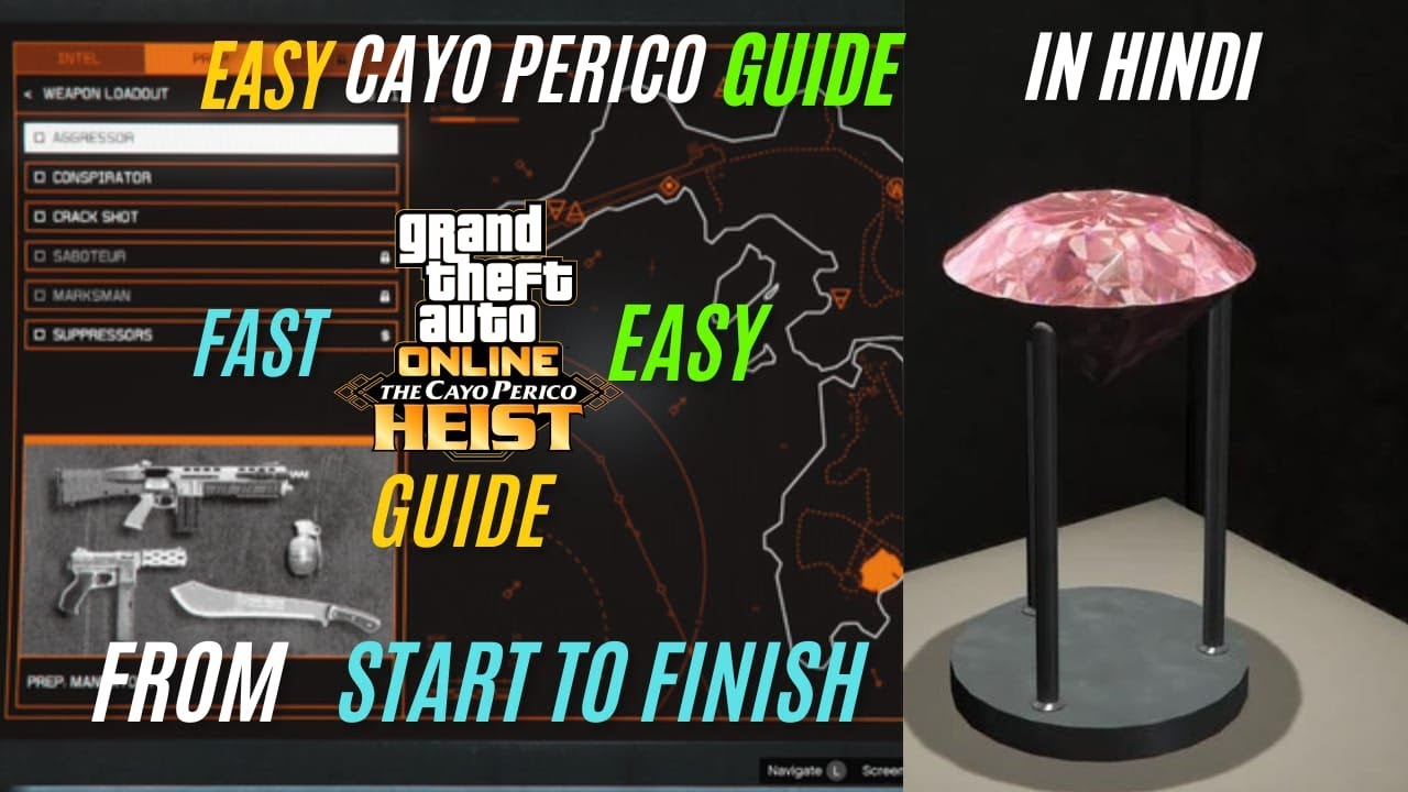 Cayo Perico Full Setup in Just 25 Minutes! (Solo) | GTA Online Hindi ...