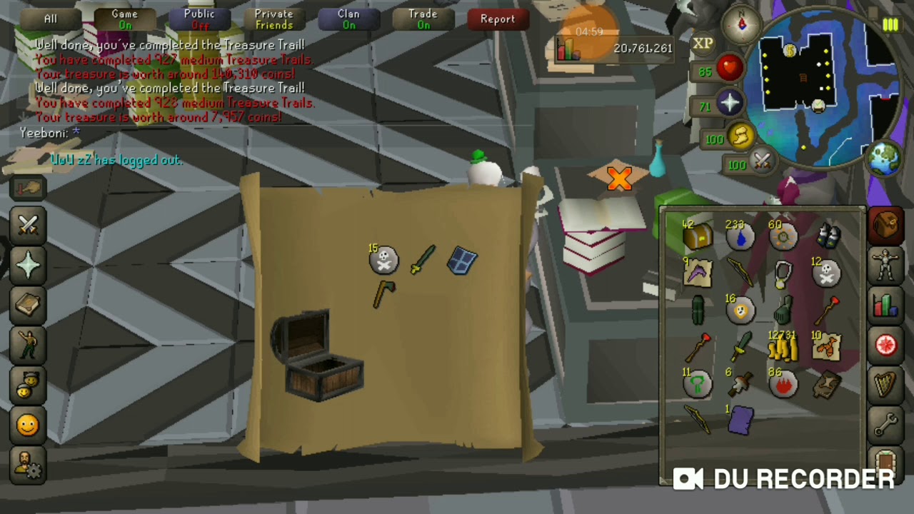 OSRS 101 medium casket opening - YouTube