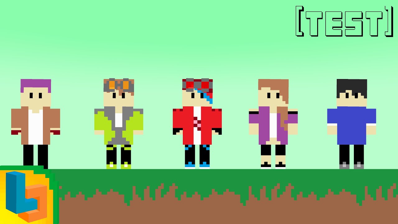 2D 8-bit Style test - YouTube
