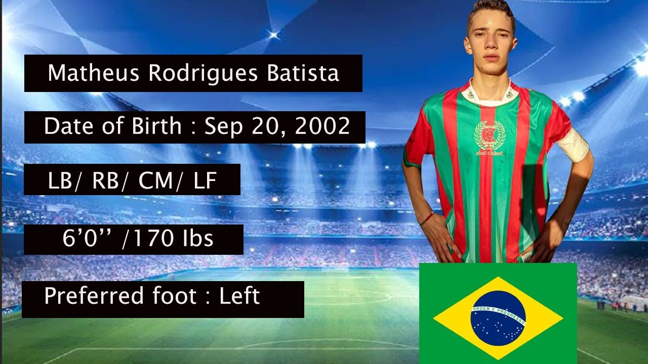 Matheus Rodrigues (Left back / Midfielder) | Highlights 2021-22 - YouTube