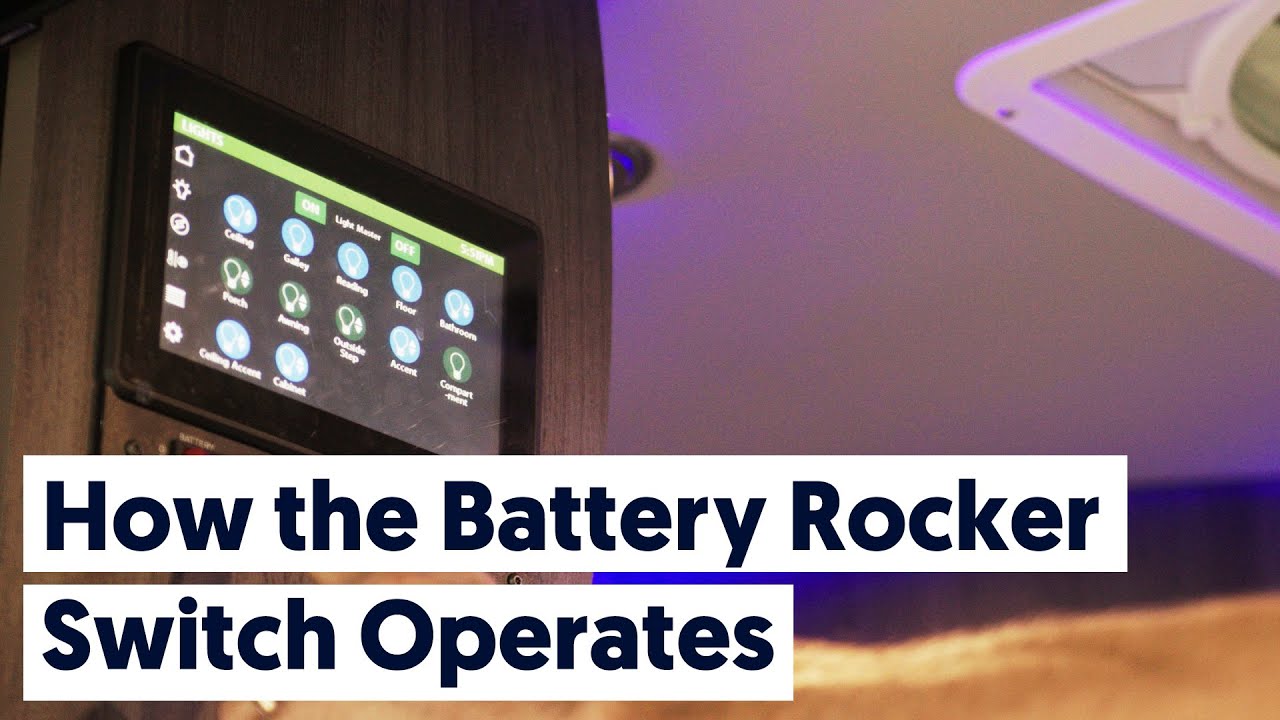 How the Battery Rocker Switch Operates - YouTube