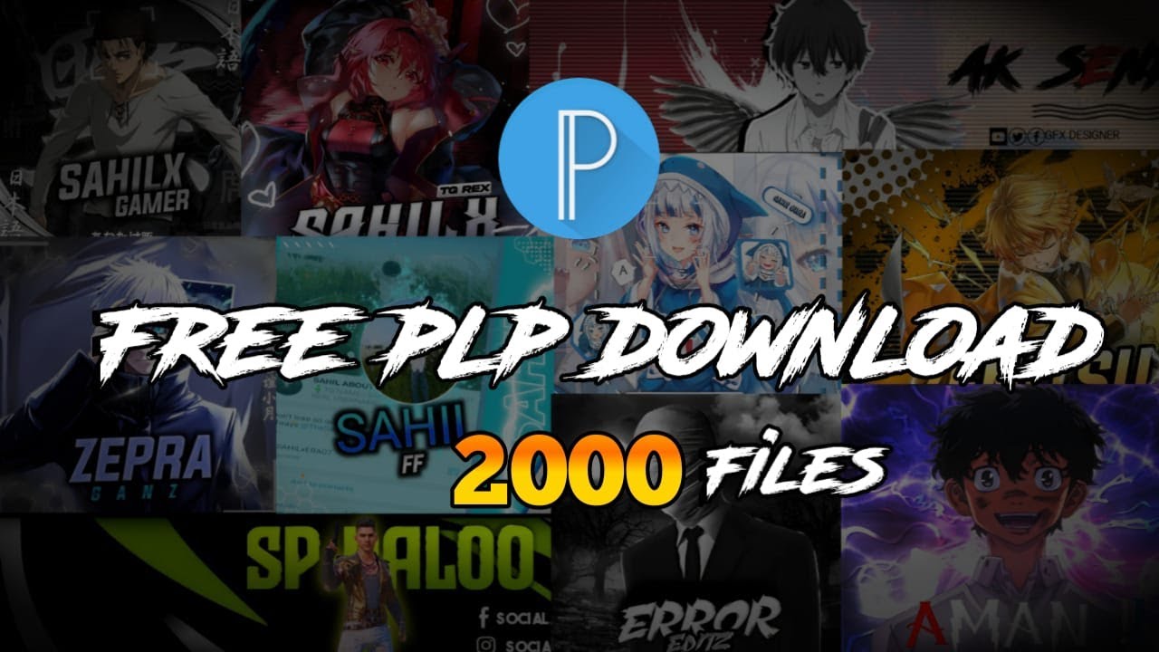 2000 Free Logo & banner plp files | Pixellab plp apply tutorial | Free ...