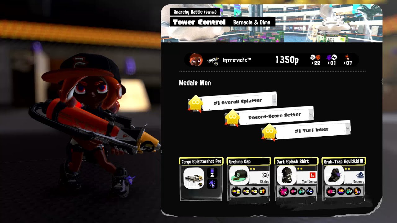 Splatoon 3 - Anarchy Battle #77 (Tower Control) - YouTube