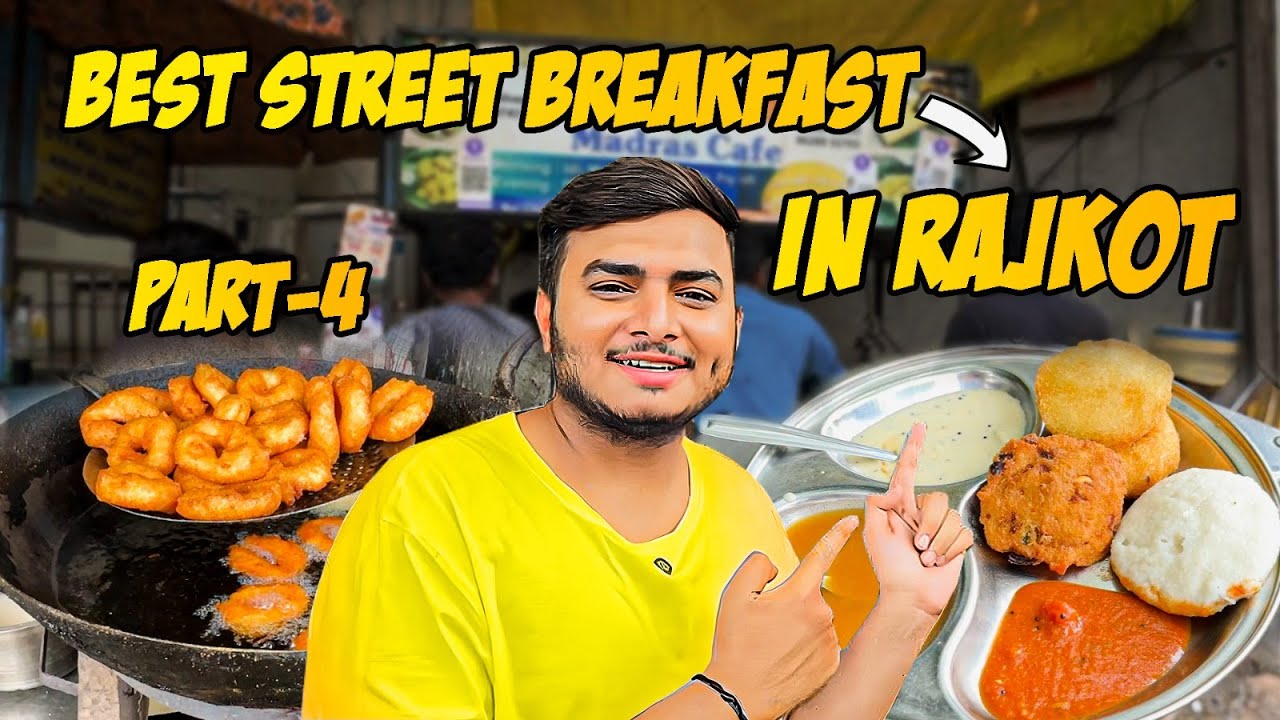 Best Street Breakfast In Rajkot 😍| Rajkot Food | Fried Idli in Rajkot ...