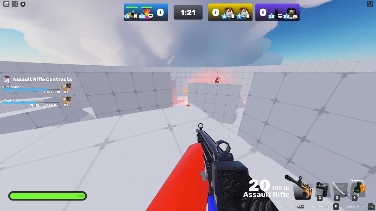 Roblox Rivals Assault Rifle 2v2v2 - YouTube