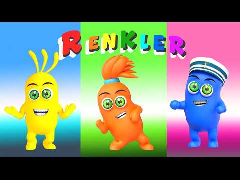 Renkler Şarkısı 🌈 | Okul öncesi Eğitici Bebek ve Çocuk Şarkıları #çizgifilm