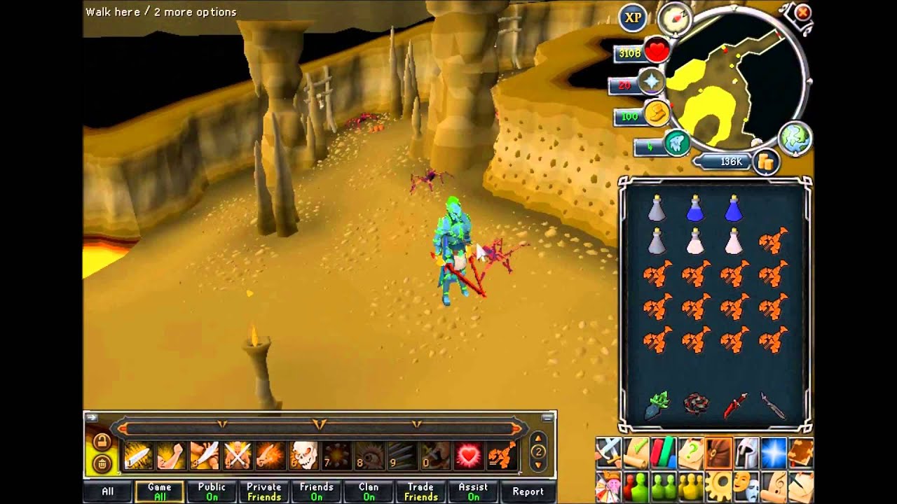 RuneScape where to farm Attack/Defense/Strength xp. - YouTube