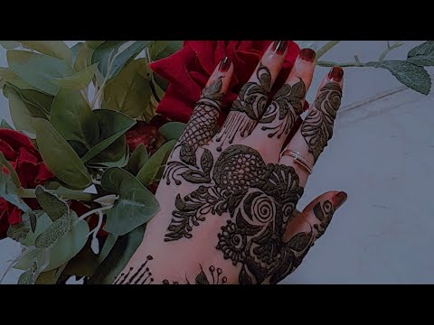 unique mehndi design step by step live tutorial # Khush Rang by mk is live - YouTube