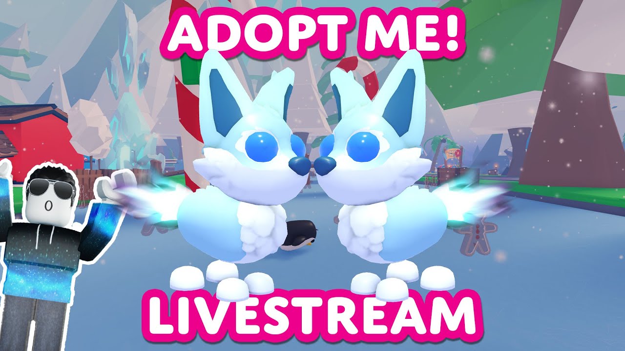 ADOPTING AN AURORA FOX! Last Winter Update Livestream in Adopt Me! - YouTube