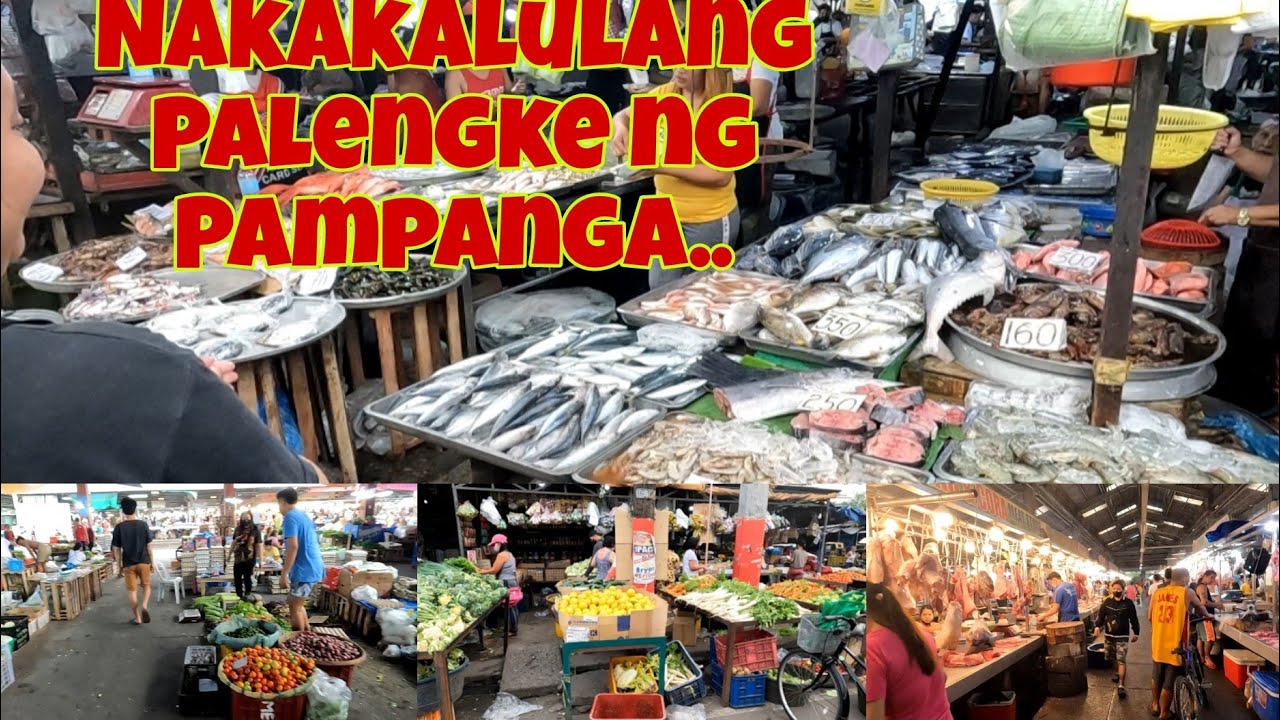 Pampang Public Market Adventure | Ang laki talaga ng Palengke na to ...