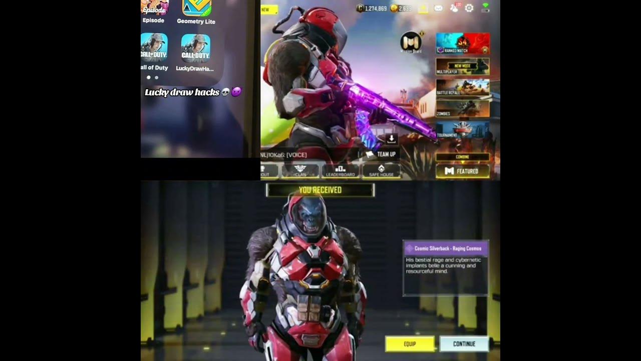 Call of Duty®: Mobile - GALACTIC BATTLE Draw bagged | Thanks to the lucky draw hack APK 🔥🔥 #codm ...