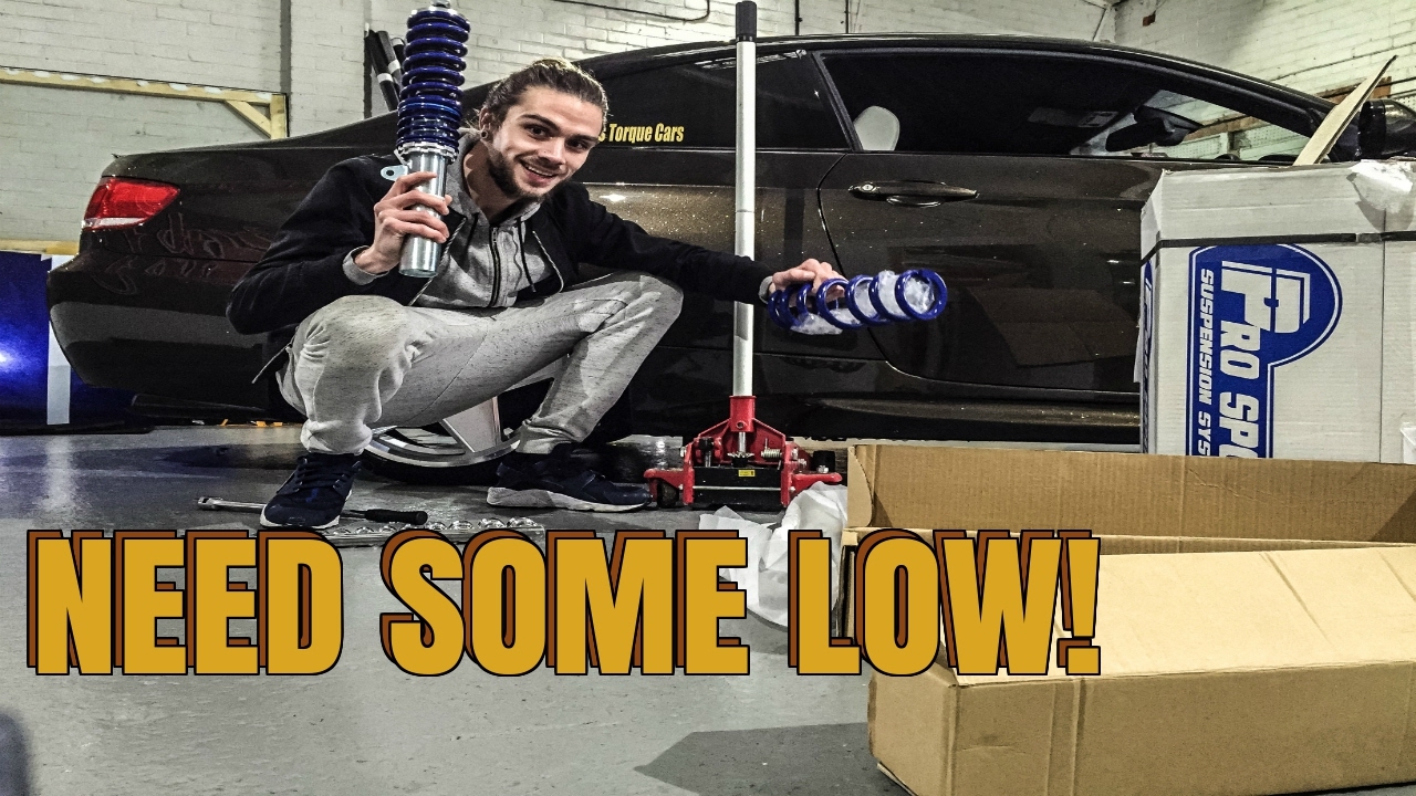 LOWERING MY BMW E92 335 D ON COILOVERS ||| HOW TO GET SOME LOW ! - YouTube