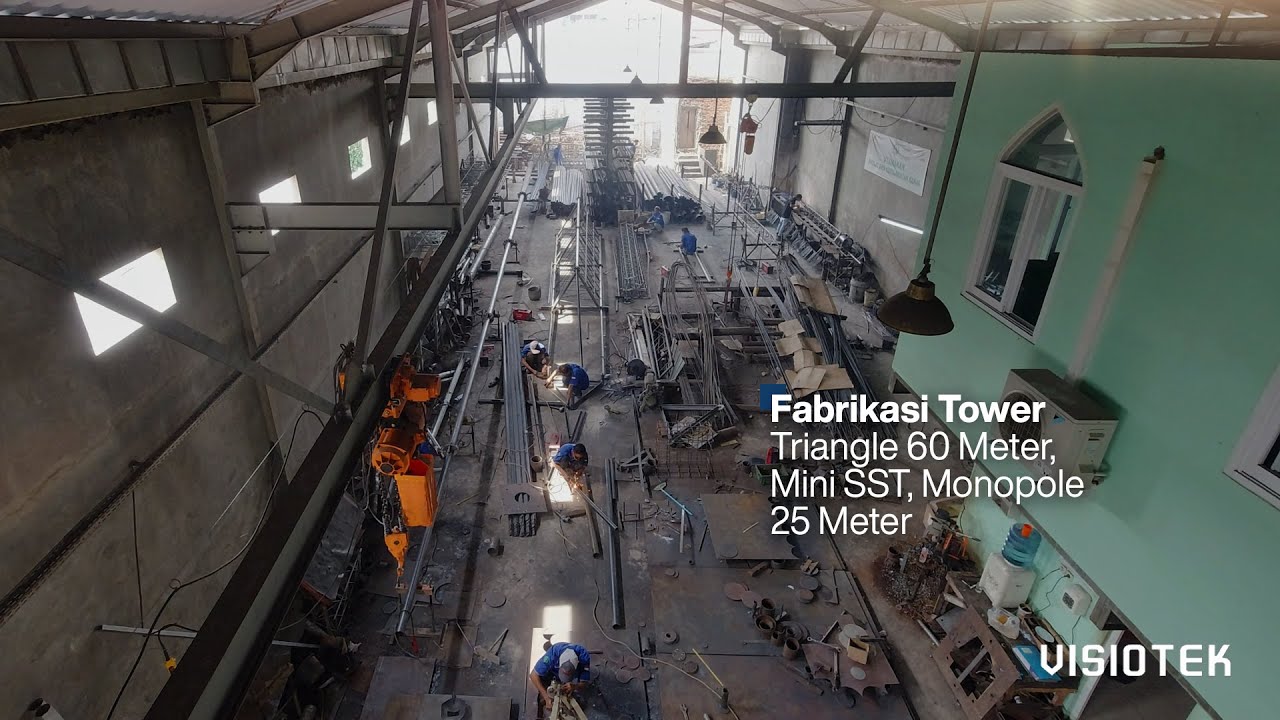 FABRIKASI TOWER TRIANGLE 60 METER • MONOPOLE 25 METER • MINI SST 30 ...