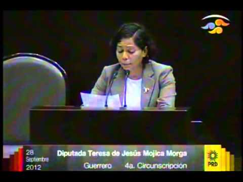 Intervención de la Diputada Teresa de Jesús Mojica Morga - YouTube
