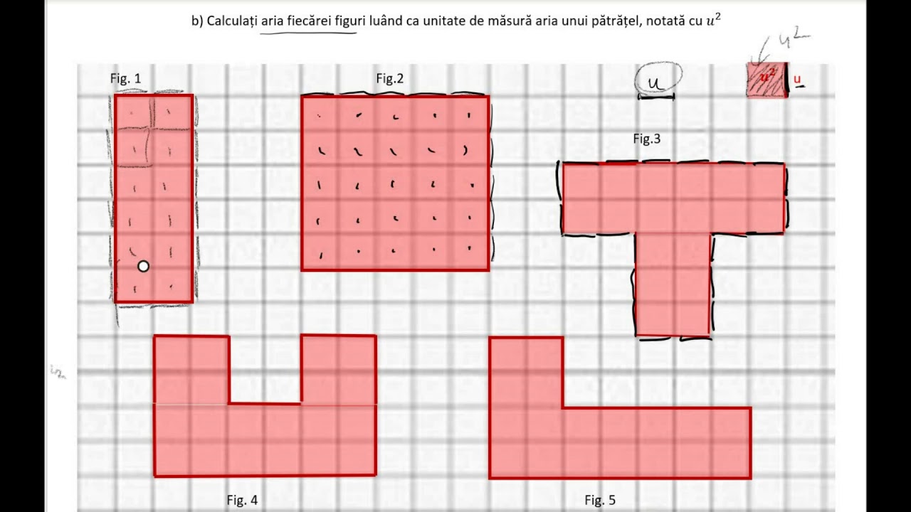 Perimetre si arii pe retele patrate - YouTube