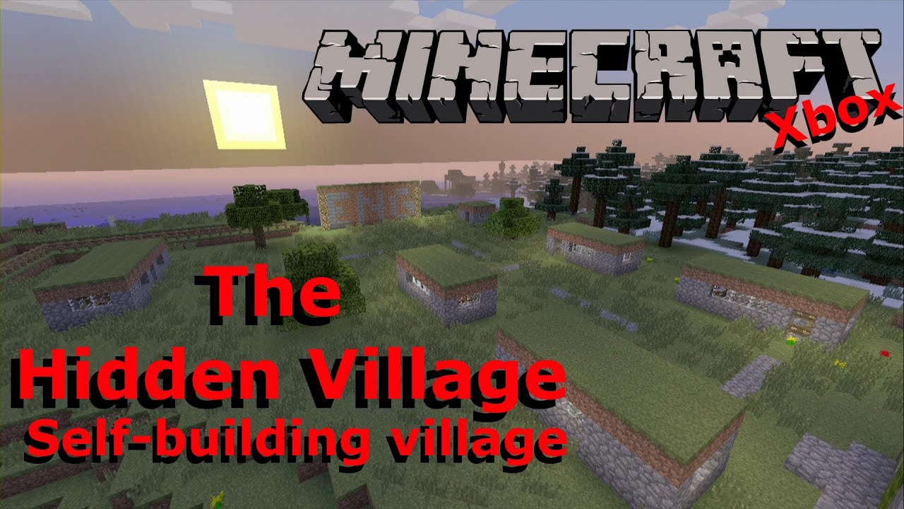 Minecraft 360: The Hidden Village [Self-building village] - YouTube