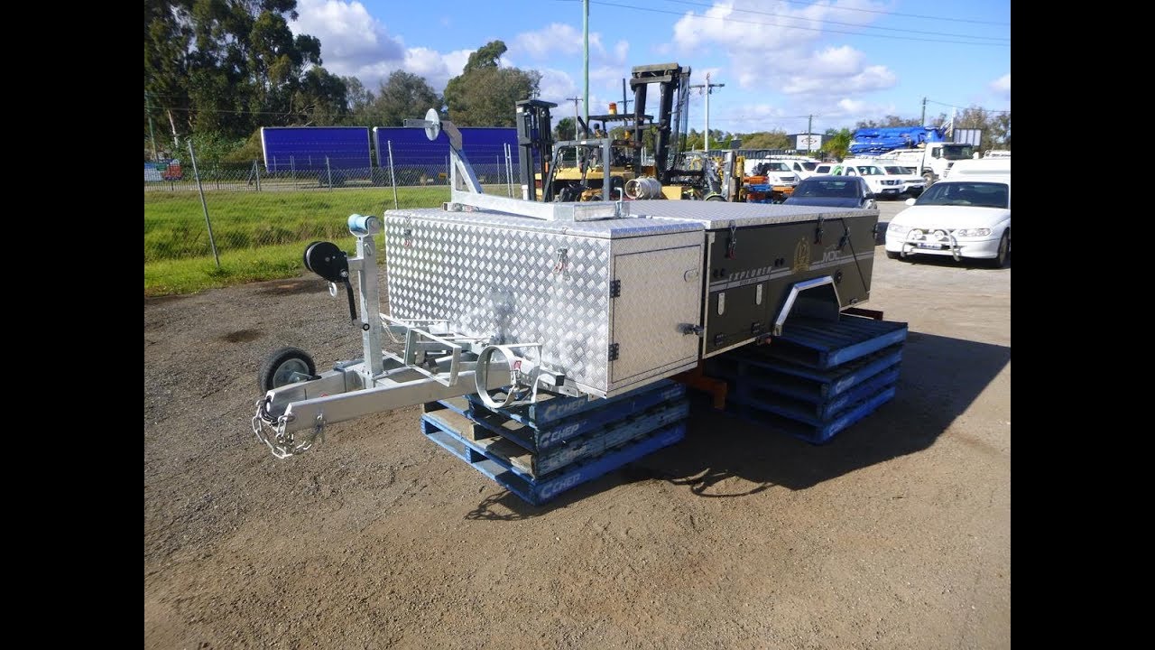 GA1411 - MDC Explorer Rear Fold Camper Trailer - YouTube