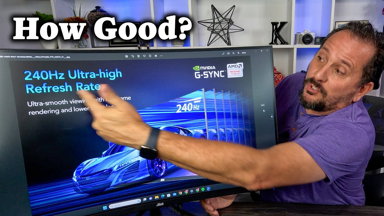 Reviewed: Jlink 32-Inch Curved Gaming Monitor up to 240Hz,1080P ...