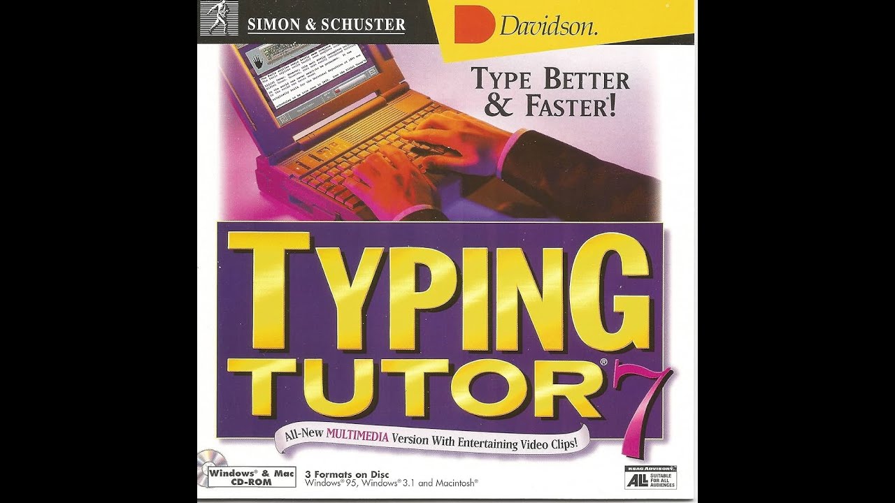 Opening To Typing Tutor 7 1996 PC CD-Rom - YouTube