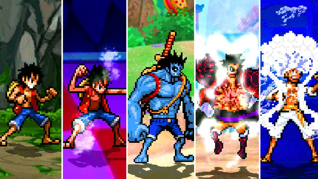 EVOLUÇÃO DO MONKEY D. LUFFY DO ONE PIECE ! {NOVO} (The Evolution Of ...