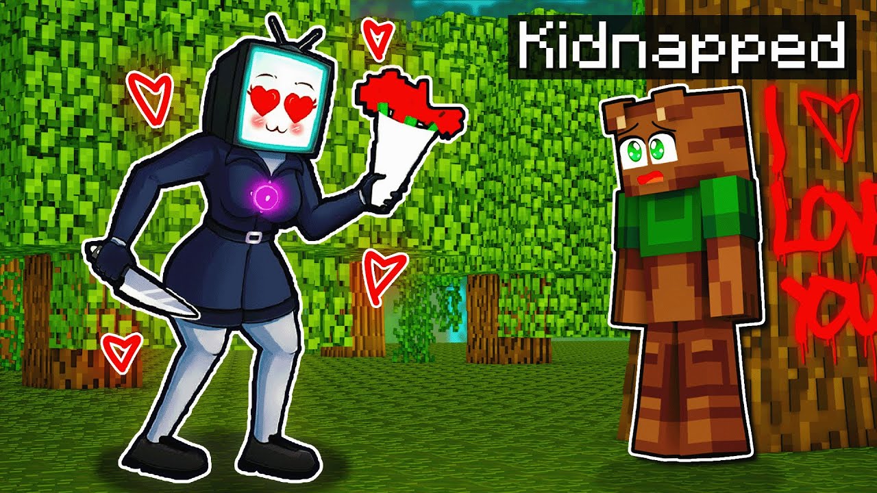 Kidnapped By TV WOMAN in Minecraft! - YouTube
