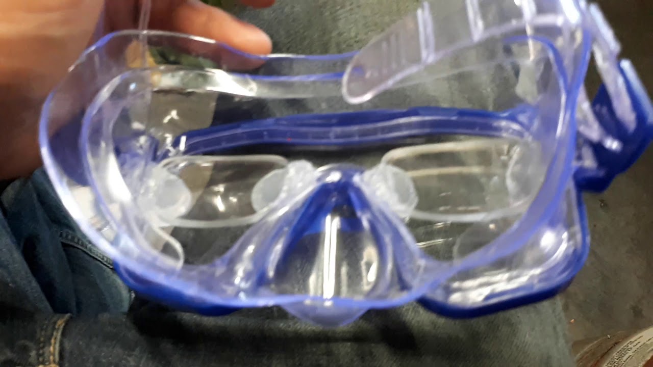 How to make Prescription Lens Snorkle Mask part #1 - YouTube