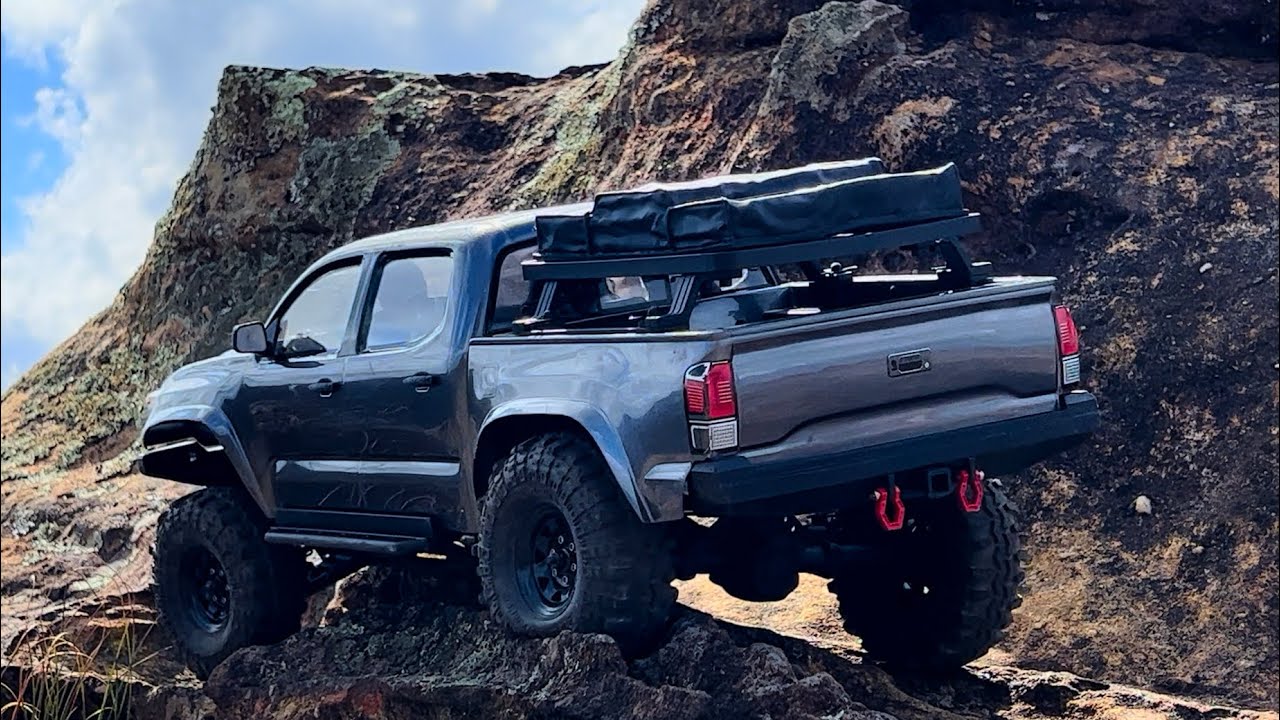 "In the Raw" Toyota Tacoma (Element RC Knight Runner) 1/10 Scale RC ...