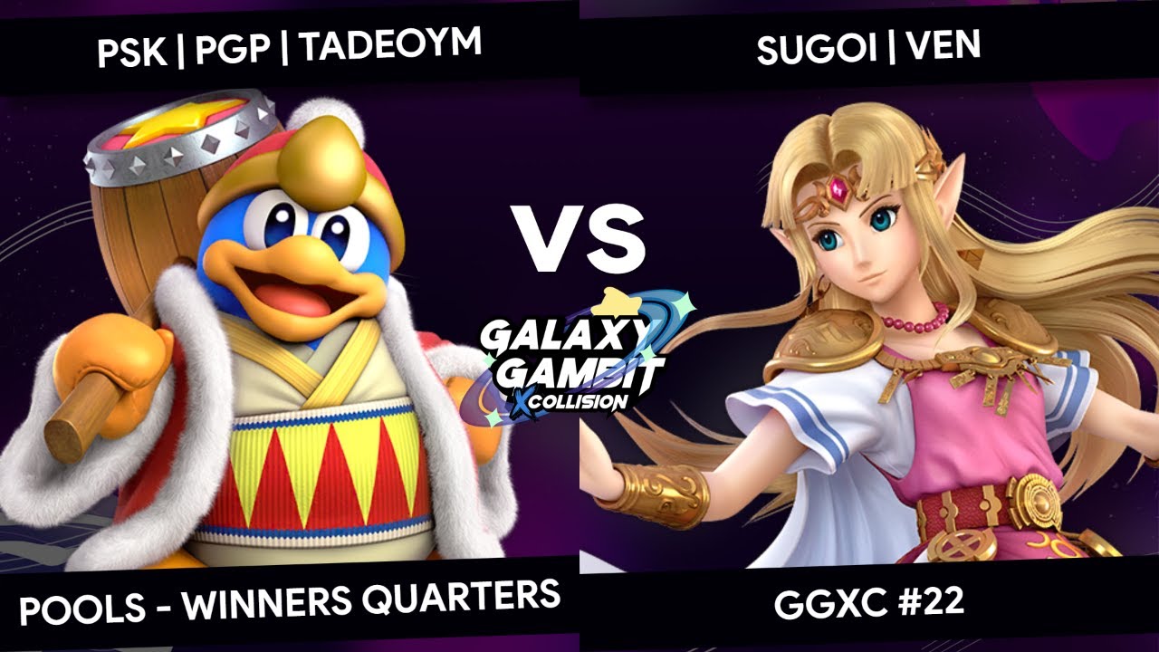 GGxC 22 - SUGOI Ven (Zelda) Vs PSK PGP TadeoYM (King Dedede) - Pools ...