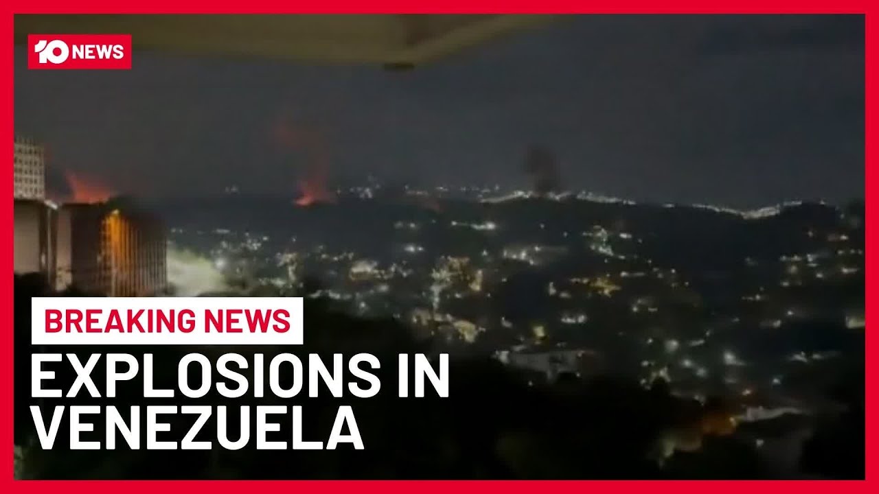 Explosions Reported In Venezuelan Capital Caracas Amid Rising Tensions ...