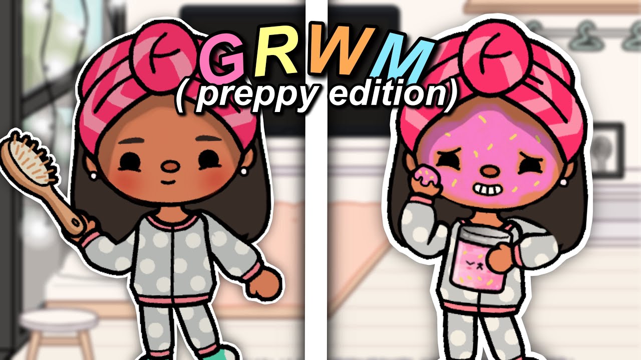 Get Ready With Me! *Preppy Edition* 💅 || Toca boca life ROLEPLAY *with ...