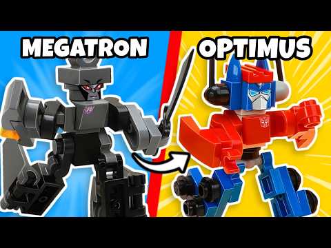 Building EVERY TRANSFORMERS AUTOBOT in LEGO...