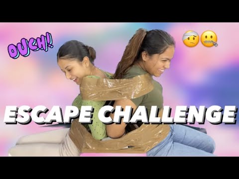 DUCT TAPED WITH CHAIR CHALLENGE🤕🤐 | ESCAPE CHALLENGE | *hilarious - YouTube