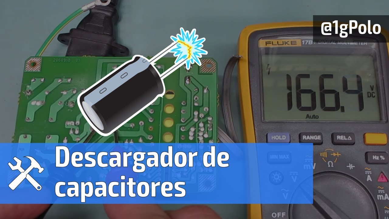 Cómo hacer un descargador de capacitores o condensadores - YouTube