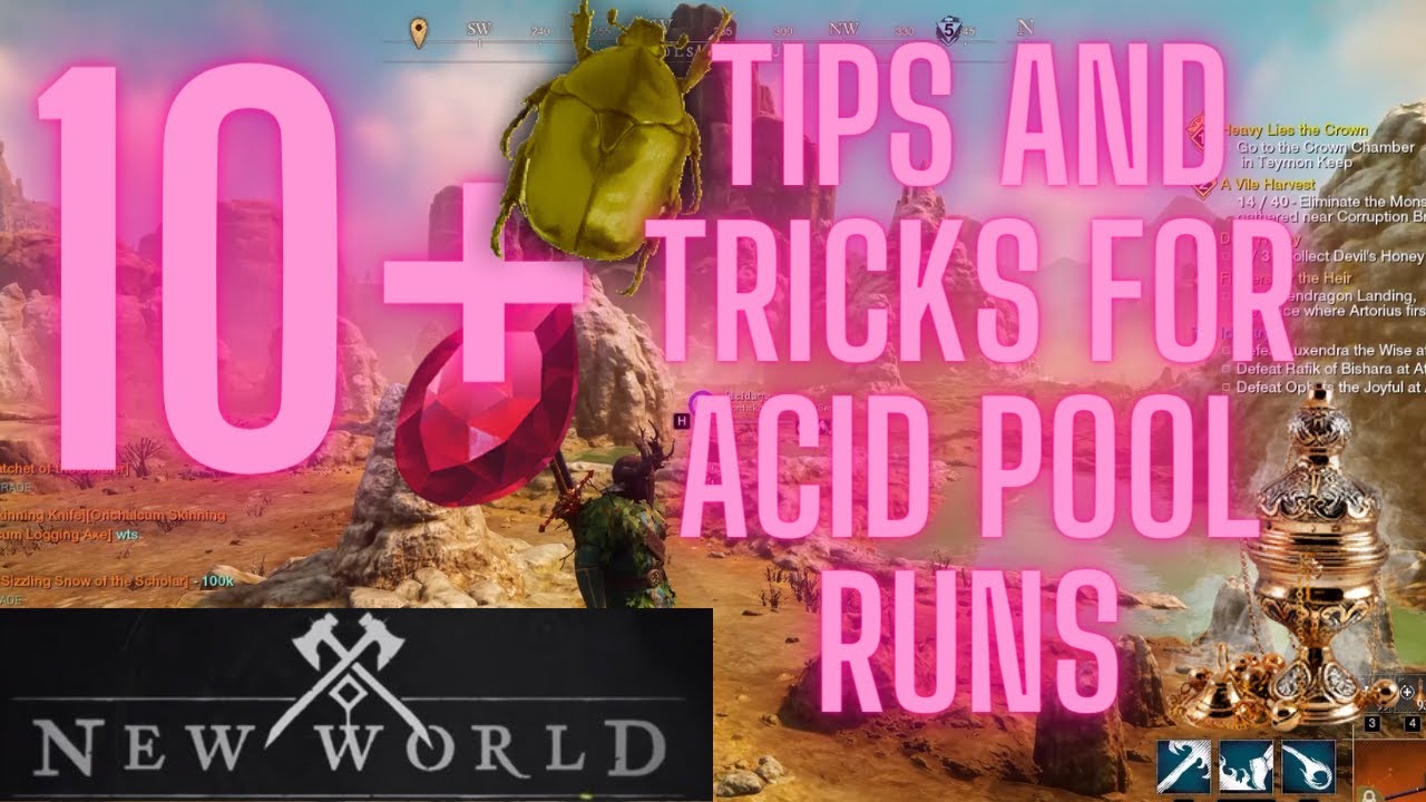 10 + Tips And Tricks For Faster and Smarter Acid Pool runs #newworld ...