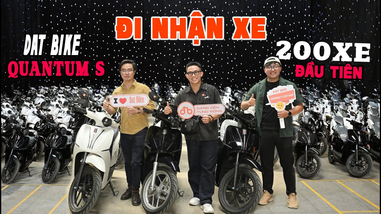 Đi Nhận Xe Mới Dat Bike Quantum S | Lễ Bàn Giao Xe Dat Bike Quantum S ...