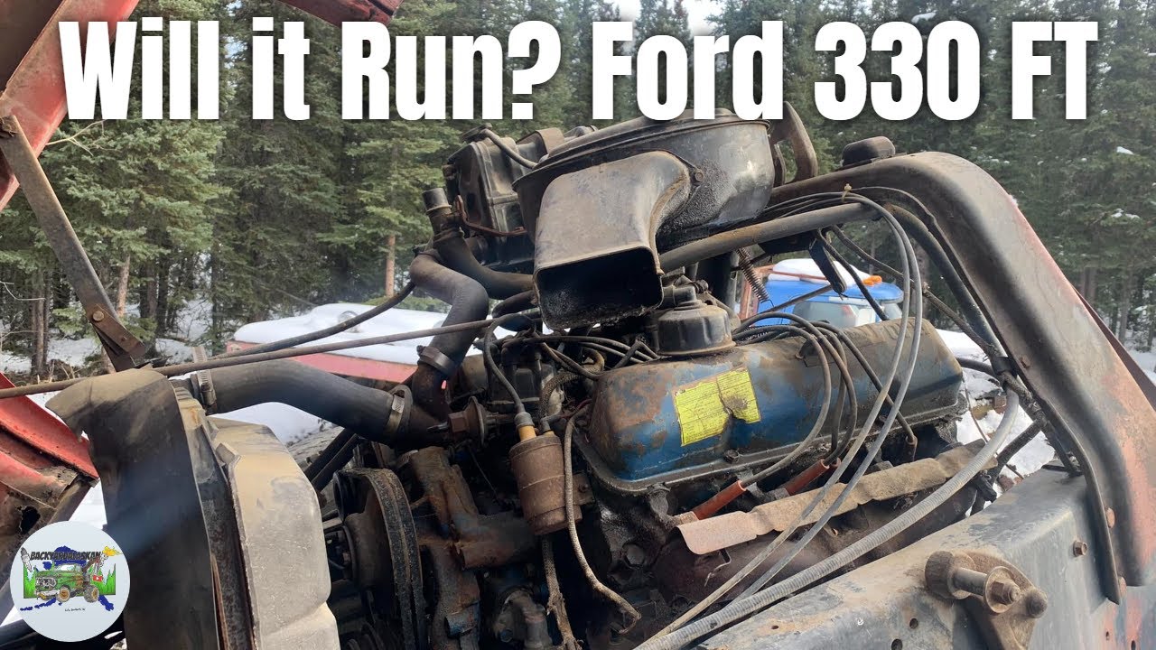 Will it Run? 1972 Ford 330 FT V8 - YouTube