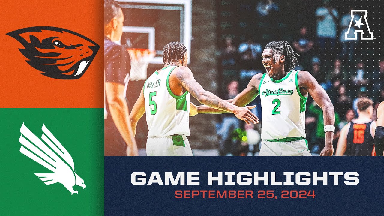 Game Highlights: Oregon State vs North Texas (Nov. 25, 2024) - YouTube