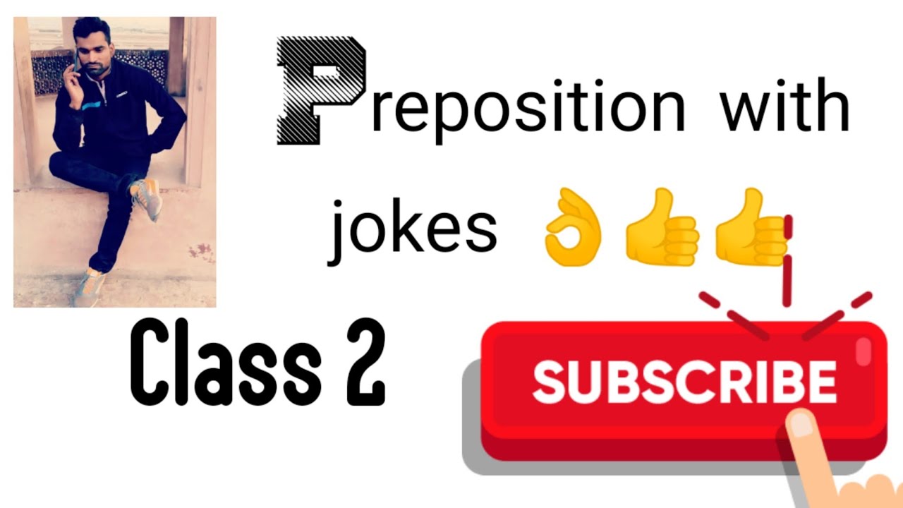 Preposition with jokes😝👍👍👍 class 2 - YouTube